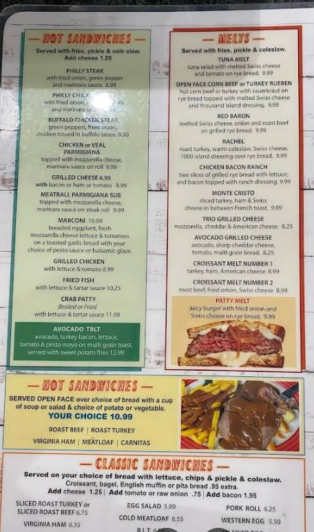 Menu Coplay Eatery — Find Local Favorites and Breakfast in Coplay, Pa